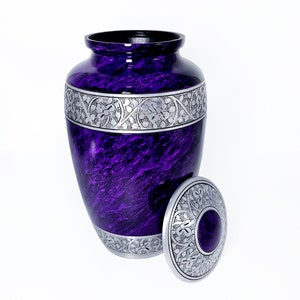 Urn for Precious Ashes, Memorial Cremation Jar Container for Funeral ...