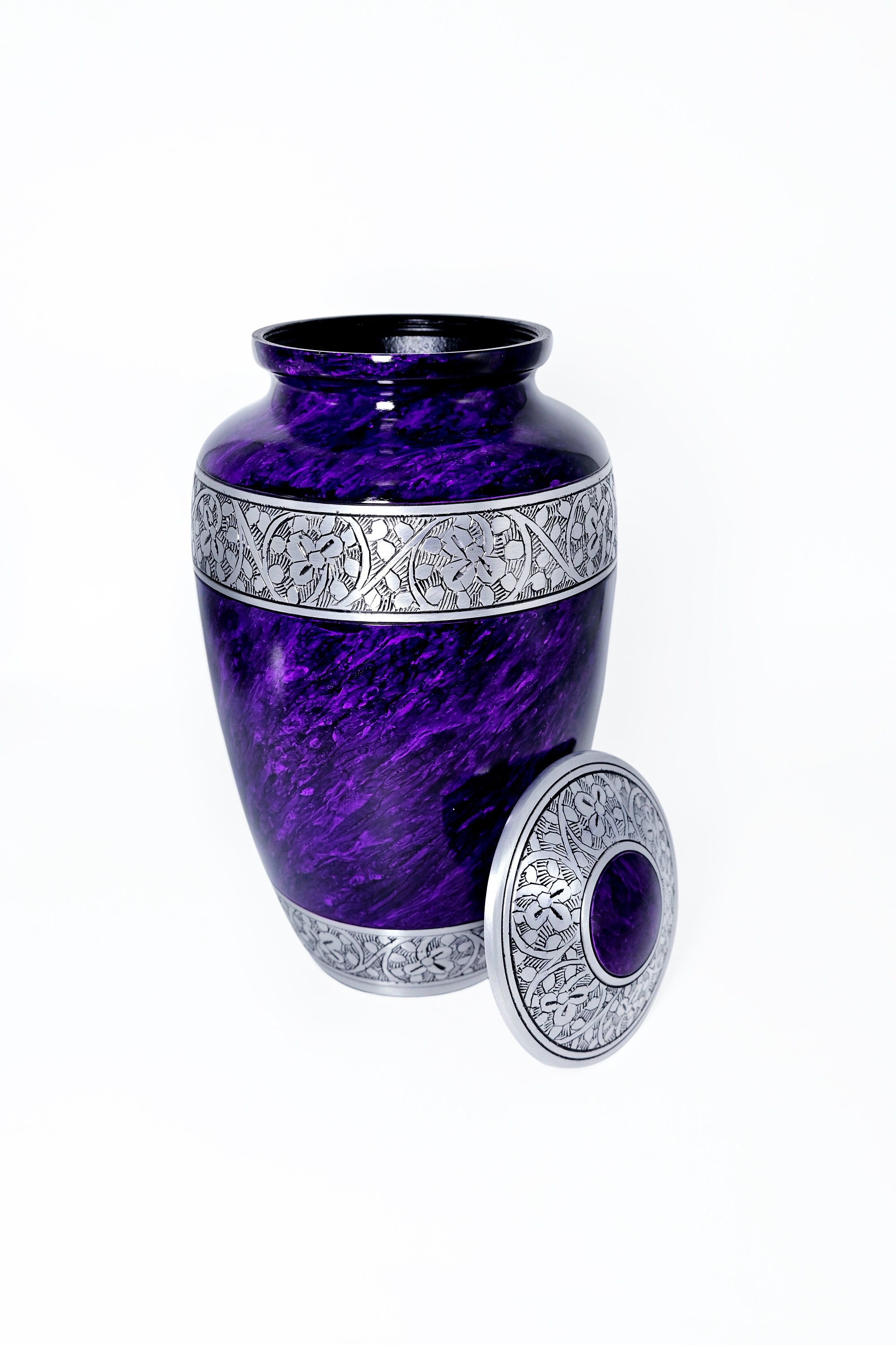 Urn for Precious Ashes, Memorial Cremation Jar Container for Funeral ...