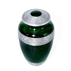 Urn for Precious Ashes, Memorial Cremation Jar Container for Funeral ...