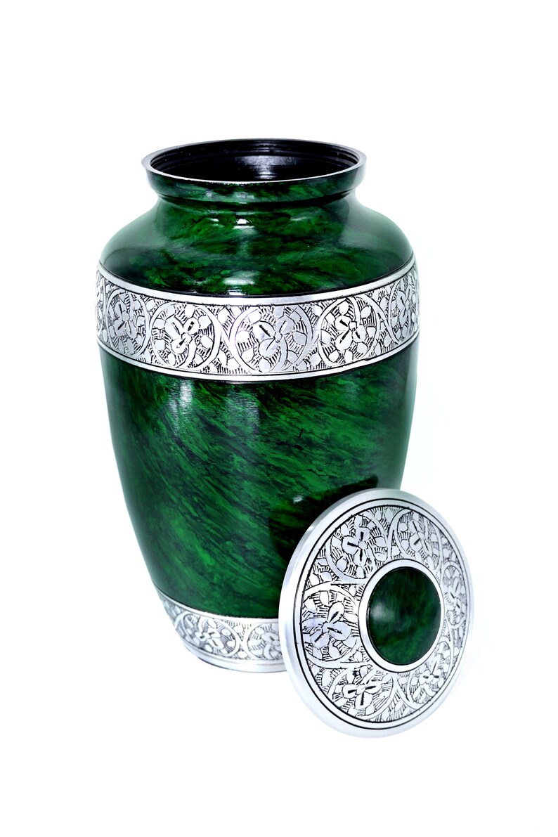 Urn for Precious Ashes, Memorial Cremation Jar Container for Funeral ...