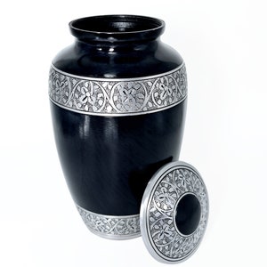 Urn for Precious Ashes, Memorial Cremation Jar Container for Funeral ...