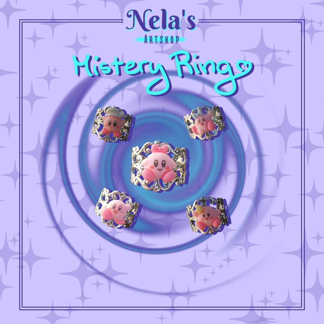 Süßer Mistery Kirby Promis Ring Anpassbare Größe - Etsy
