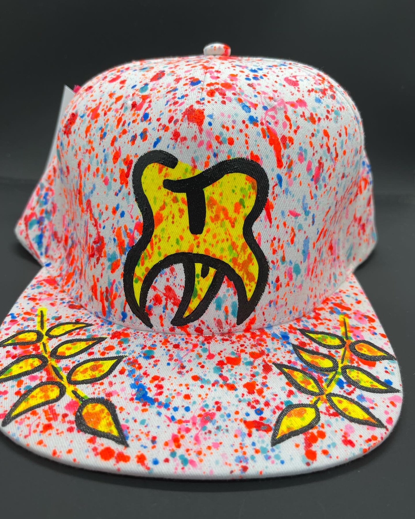 One off Hand Painted Caps All Individual and One of One - Etsy