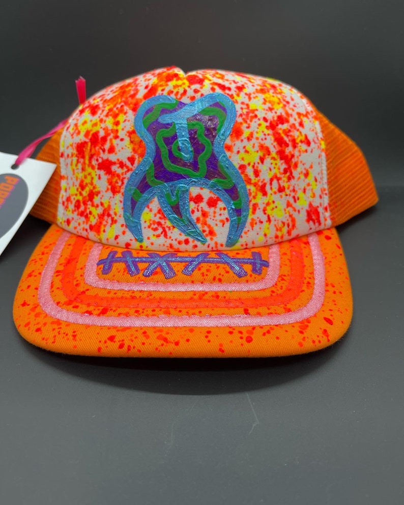 One off Hand Painted Caps All Individual and One of One - Etsy