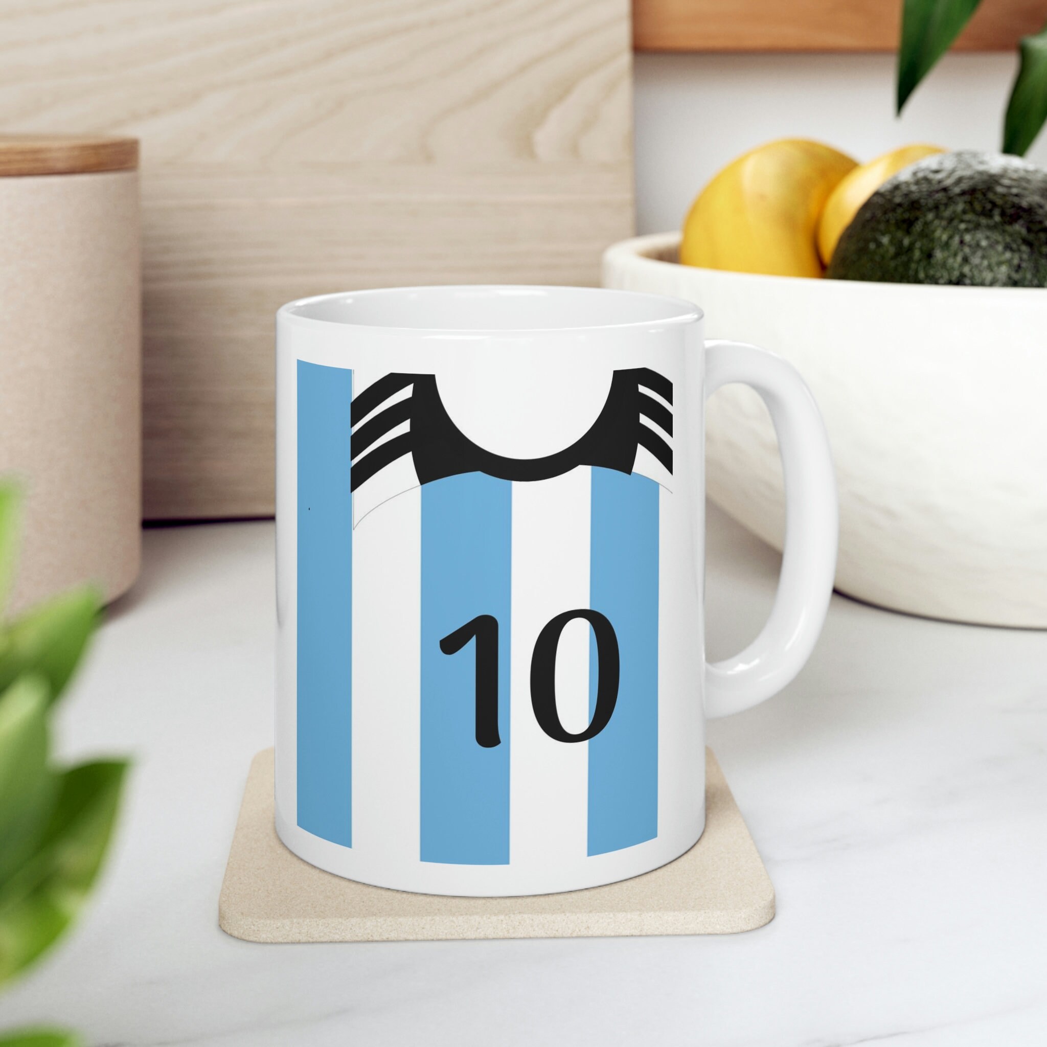 Ceramic Mug , Lionel Messi, Footballer, Captain Of The Argentina ...