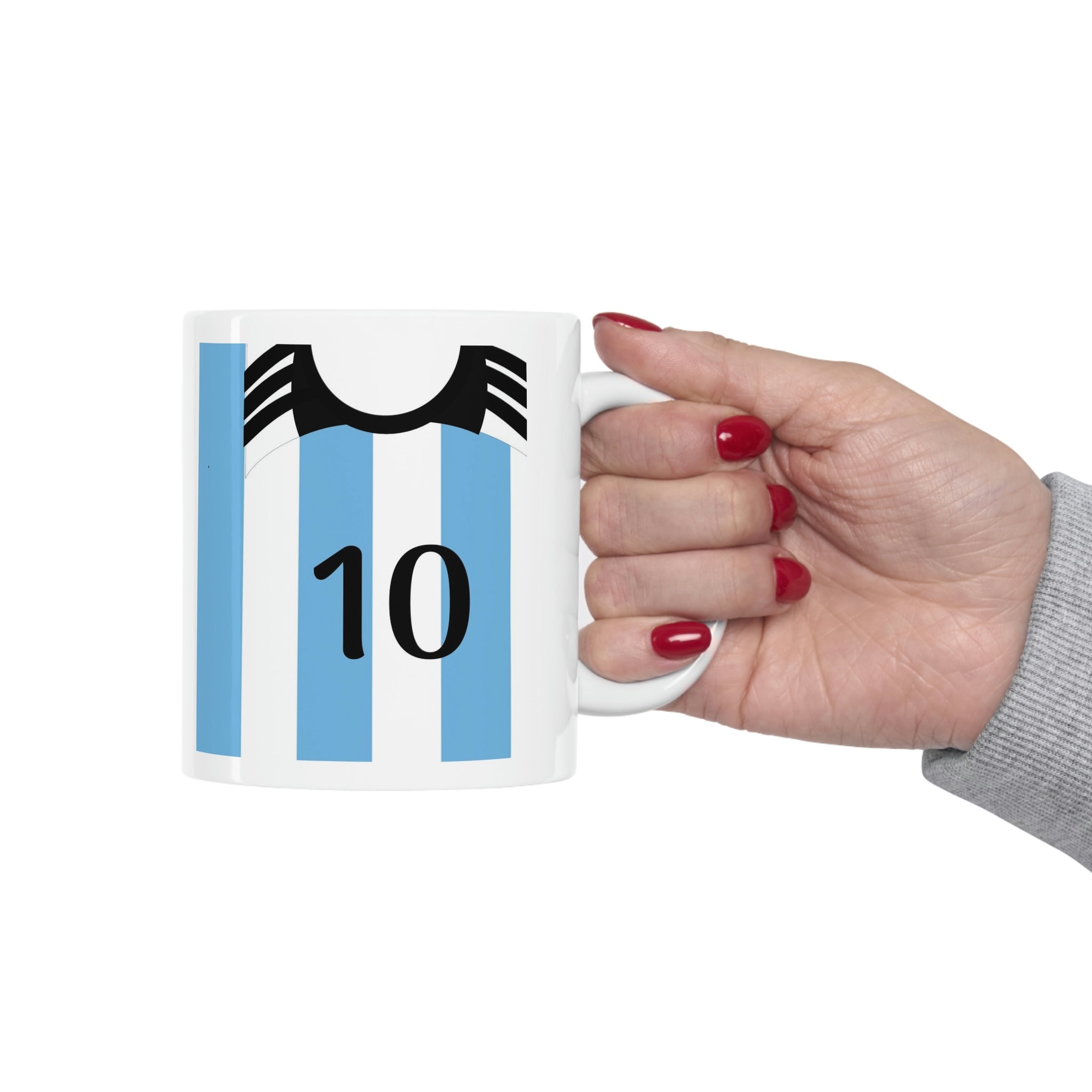 Ceramic Mug , Lionel Messi, Footballer, Captain Of The Argentina ...