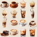100 Coffee Clipart Bundle Coffee Png Bundle Coffee Set Png Coffee ...