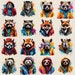 100+ Fancy Animals T-shirt Design Bundle, Cool Animals Png Bundle ...