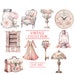 Watercolor Vintage Items Clipart Bundle, Watercolor Vintage Furniture ...