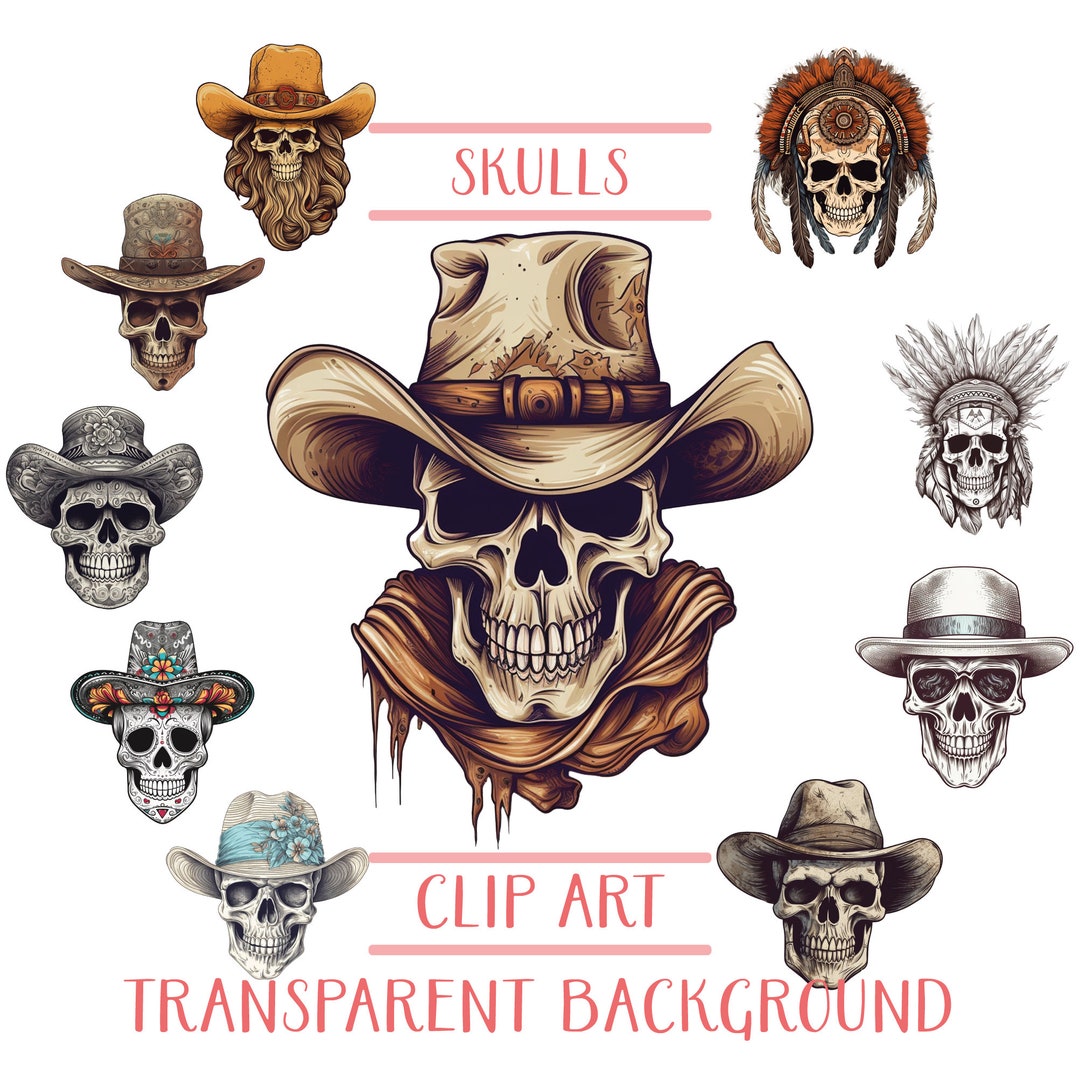 Western Skull Sublimation Designs for Shirts, Western Png for ...