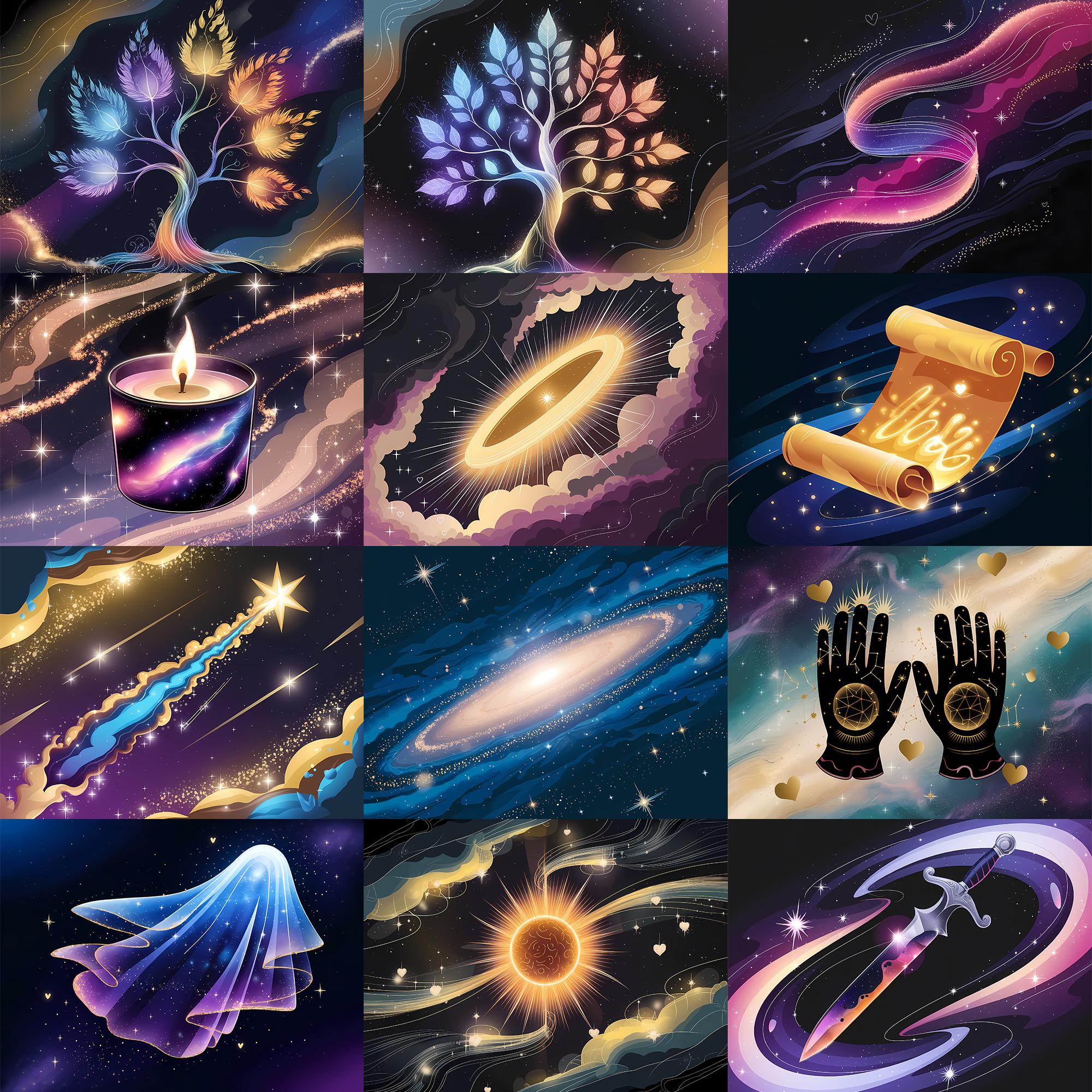 Astral Tumbler Wrap, Cosmic Objects PNG, Galaxy Tumbler Png, Celestial ...