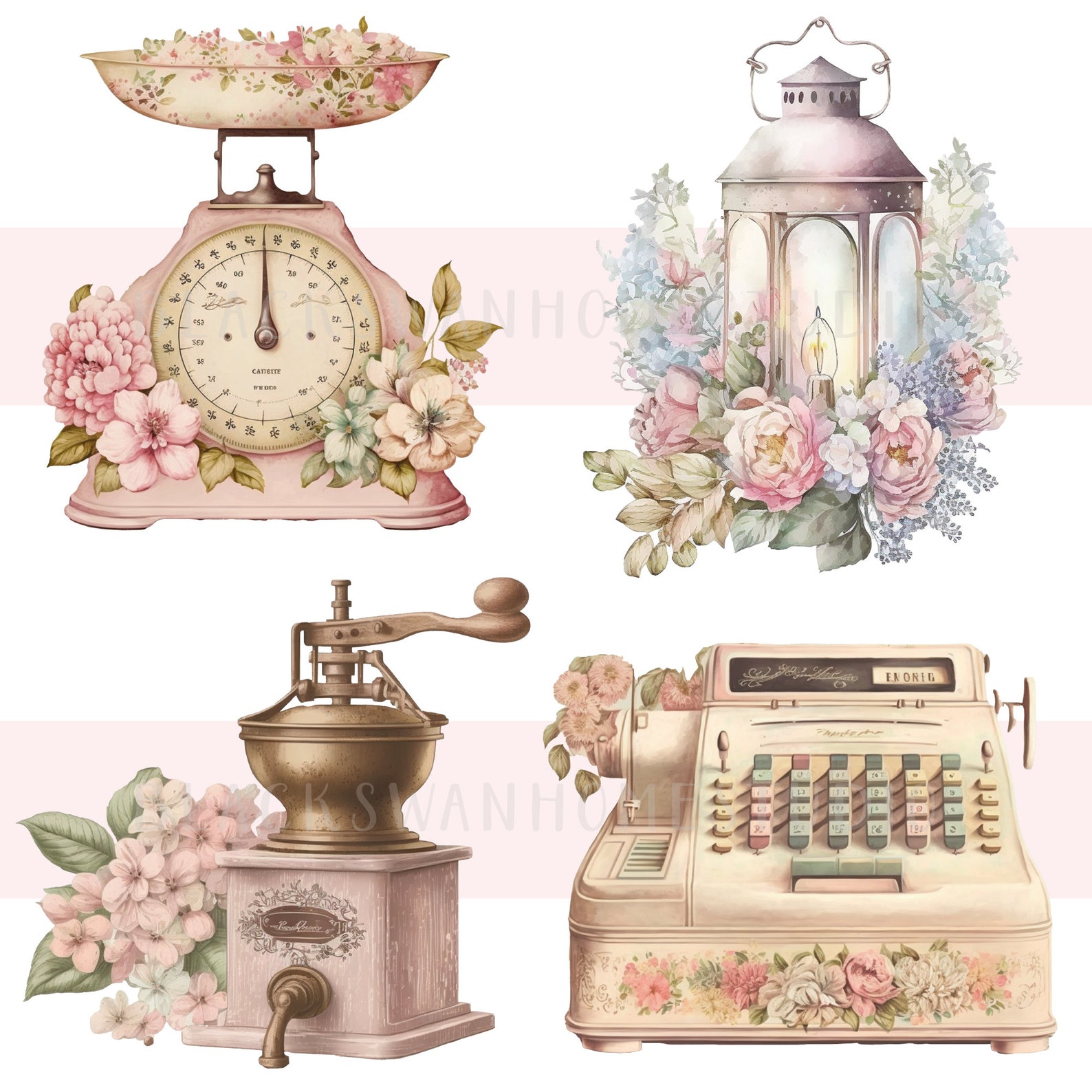 Pastel Painting Vintage Items Png Bundle Vintage Tools Png - Etsy UK
