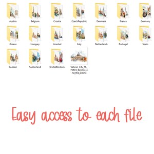 80 Europe Cities Clipart Bundle, European Cities Png Bundle, Pisa Png ...