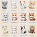 100 Cute Cats Clipart Bundle Kitten Png Bundle Kitten Clipart - Etsy