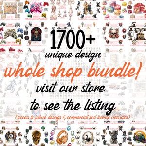 400 Dog Clipart Bundle Dog Breeds Png Bundle Watercolor Dog - Etsy