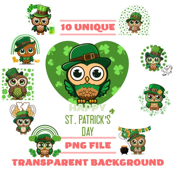 St Patricks Day Owl - Etsy