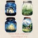 100 Magical Jars Clipart Bundle Scrapbooking Material Set Digital Junk ...