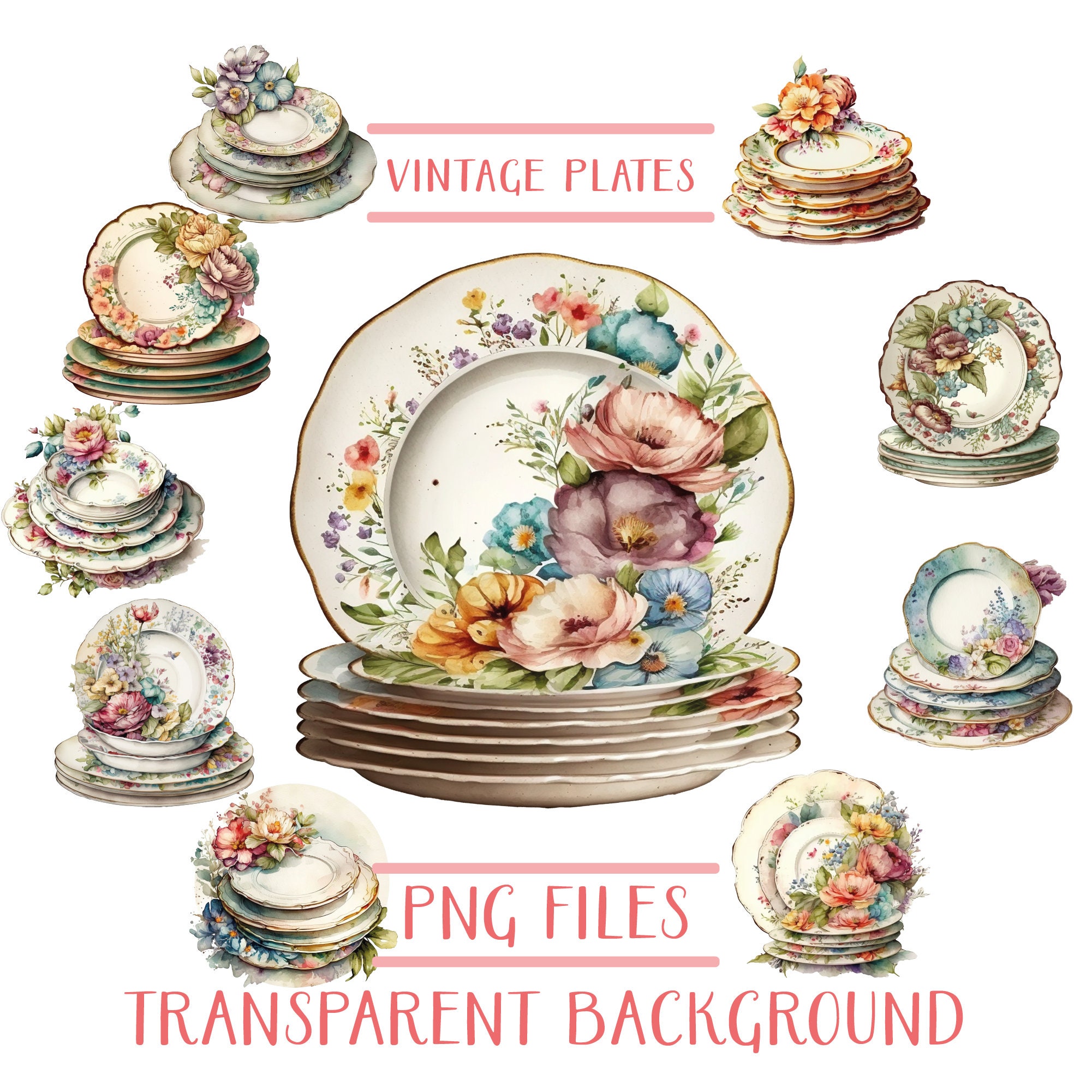 Clear Dishes Clip Art