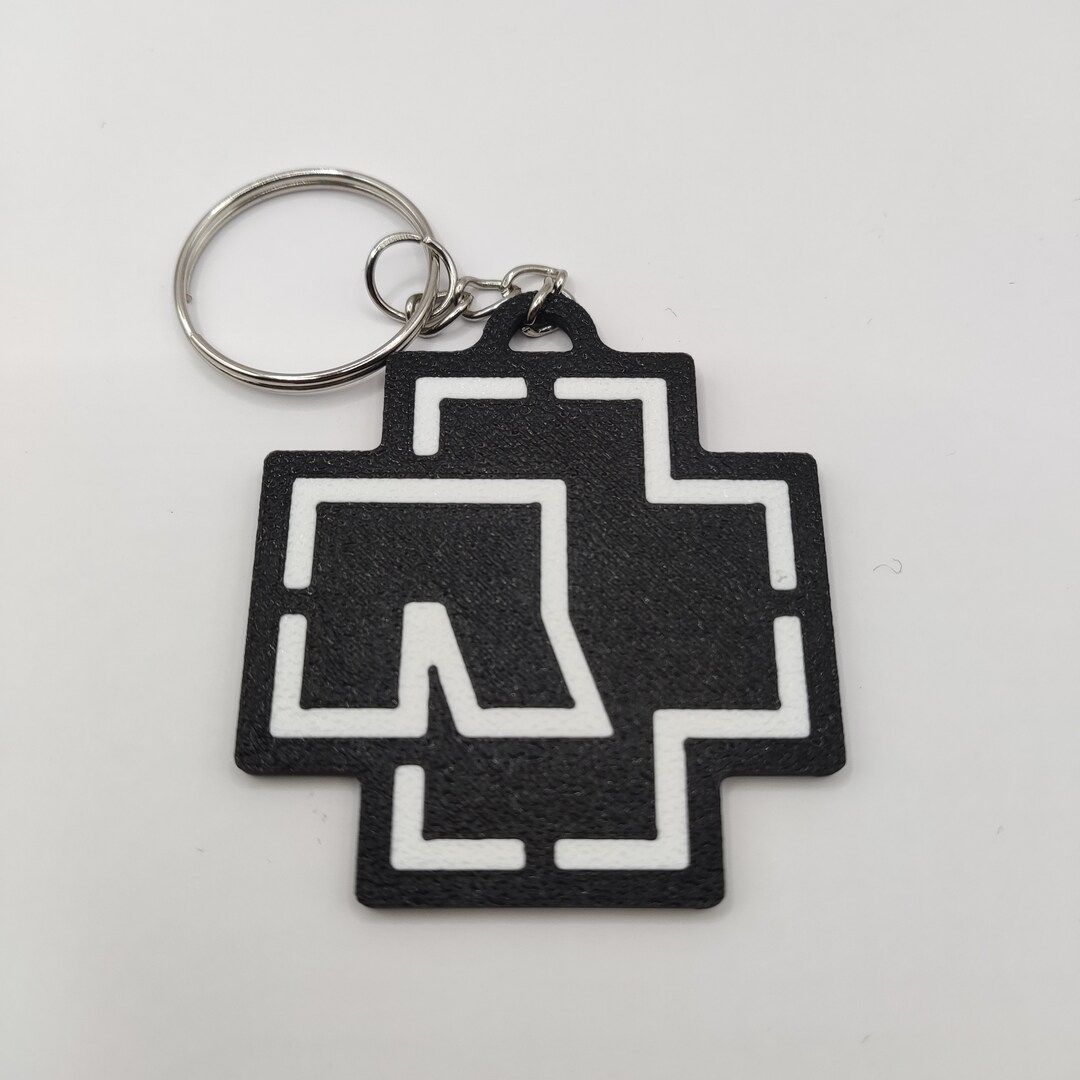 RAMMSTEIN Logo Keychain - Etsy