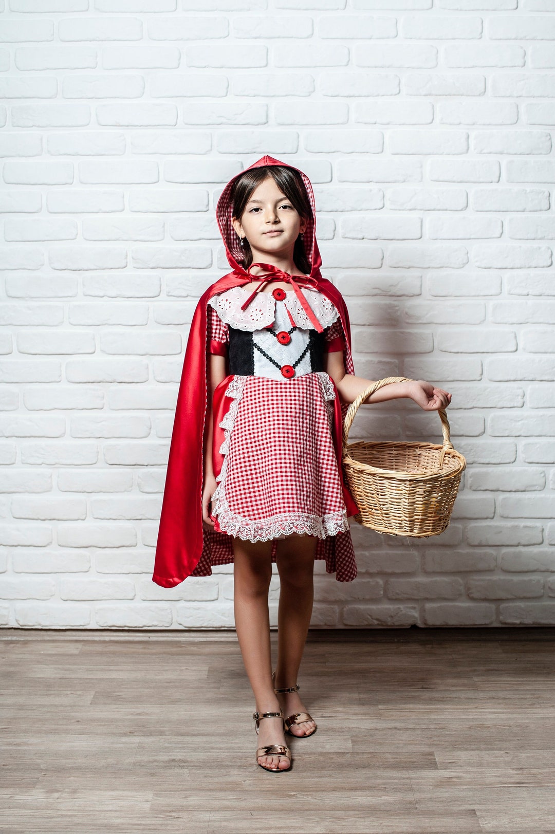 Little Red Riding Hood Kids Costume, Children Halloween Costume ...
