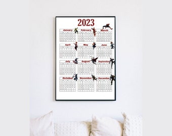 Spider Man Calendar - Etsy