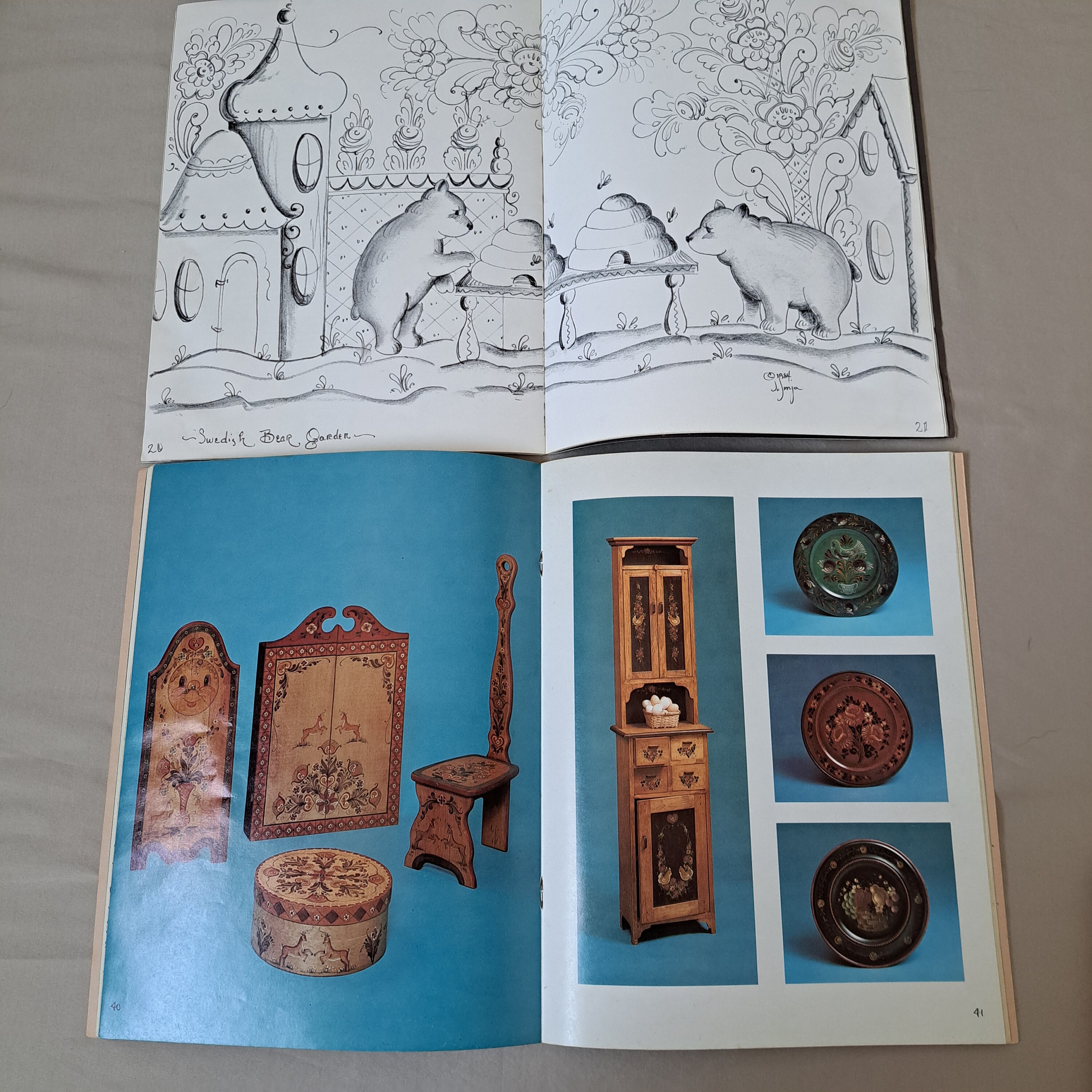 Set of 4 Vintage Jo Sonja Tole Painting Pattern/instruction - Etsy