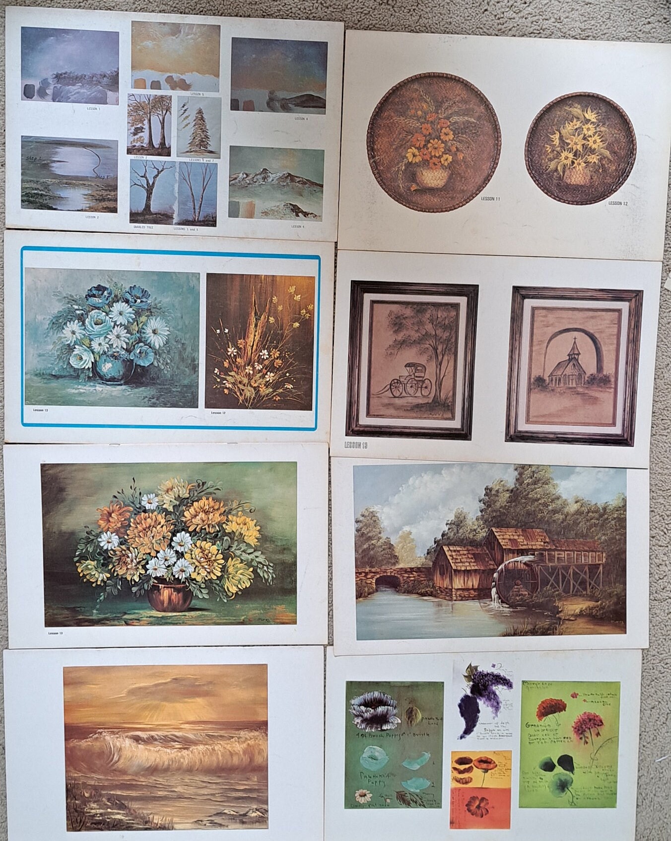 Lot of 8 Vintage Tole Painting Instruction Books Quick - Etsy