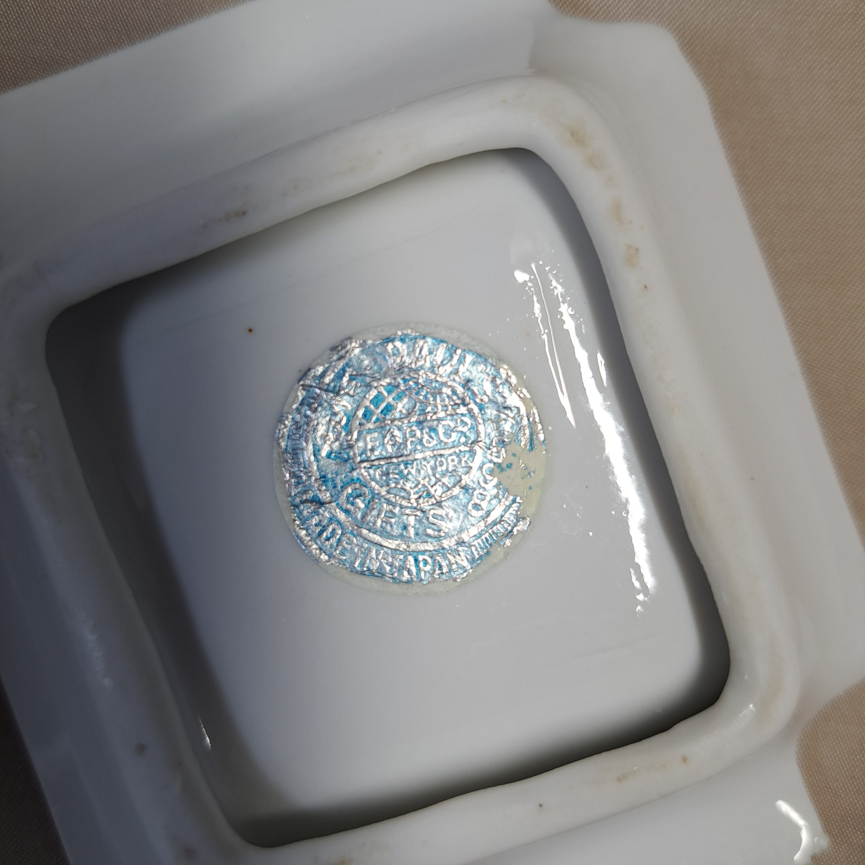 Vintage 1950's Ceramic Cigarette Box With Ashtrays - Etsy