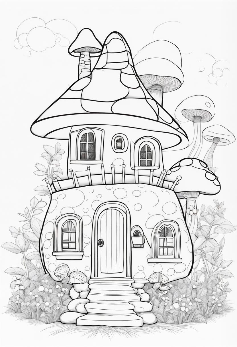 Cute Magical Mushroom Houses - Etsy