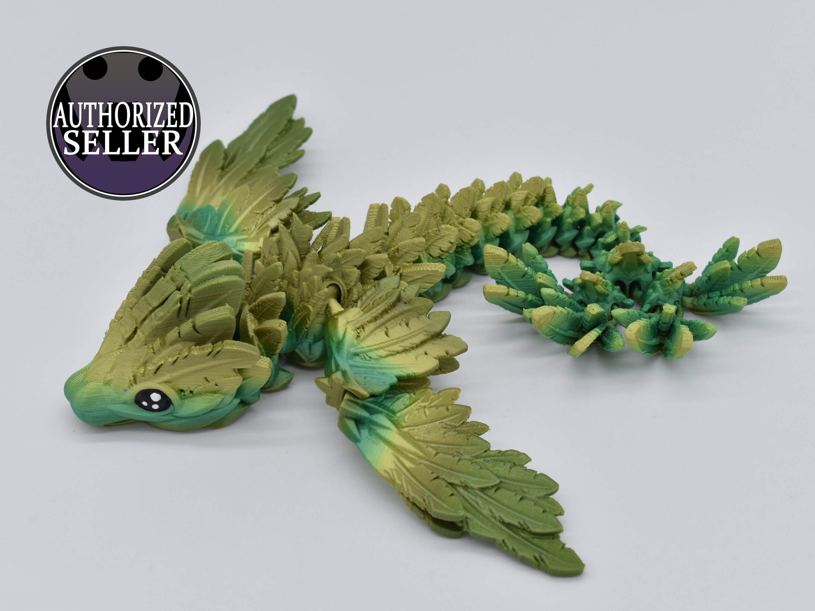 Flying Baby Serpent Articulated Fidget Toy by Cinderwing3d - Etsy