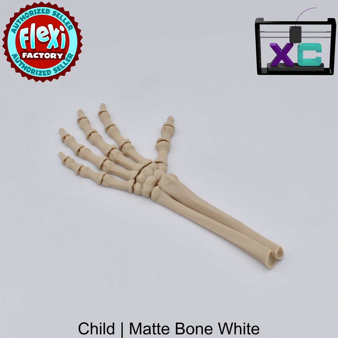 Child Skeleton Hand Articulated Fidget Toy by Flexi Factory - Etsy