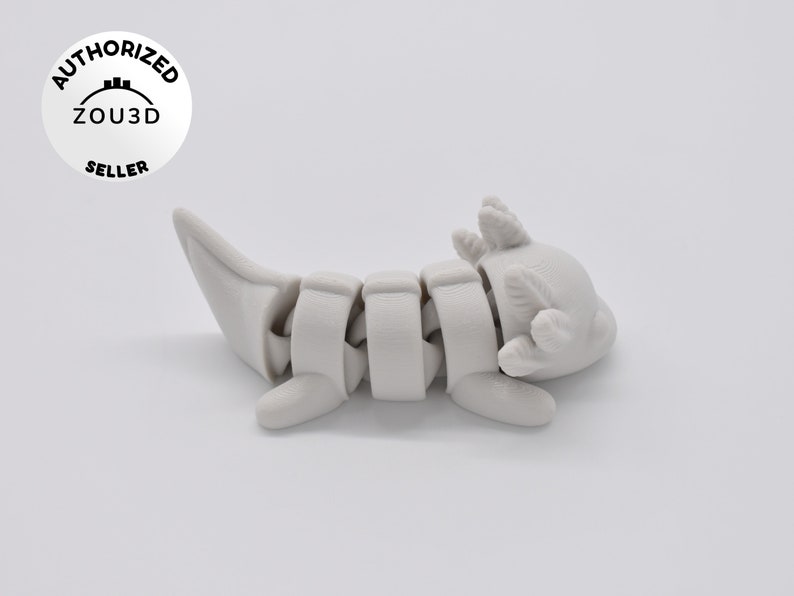 Baby Axolotl Articulated Fidget Toy by Zou3d - Etsy
