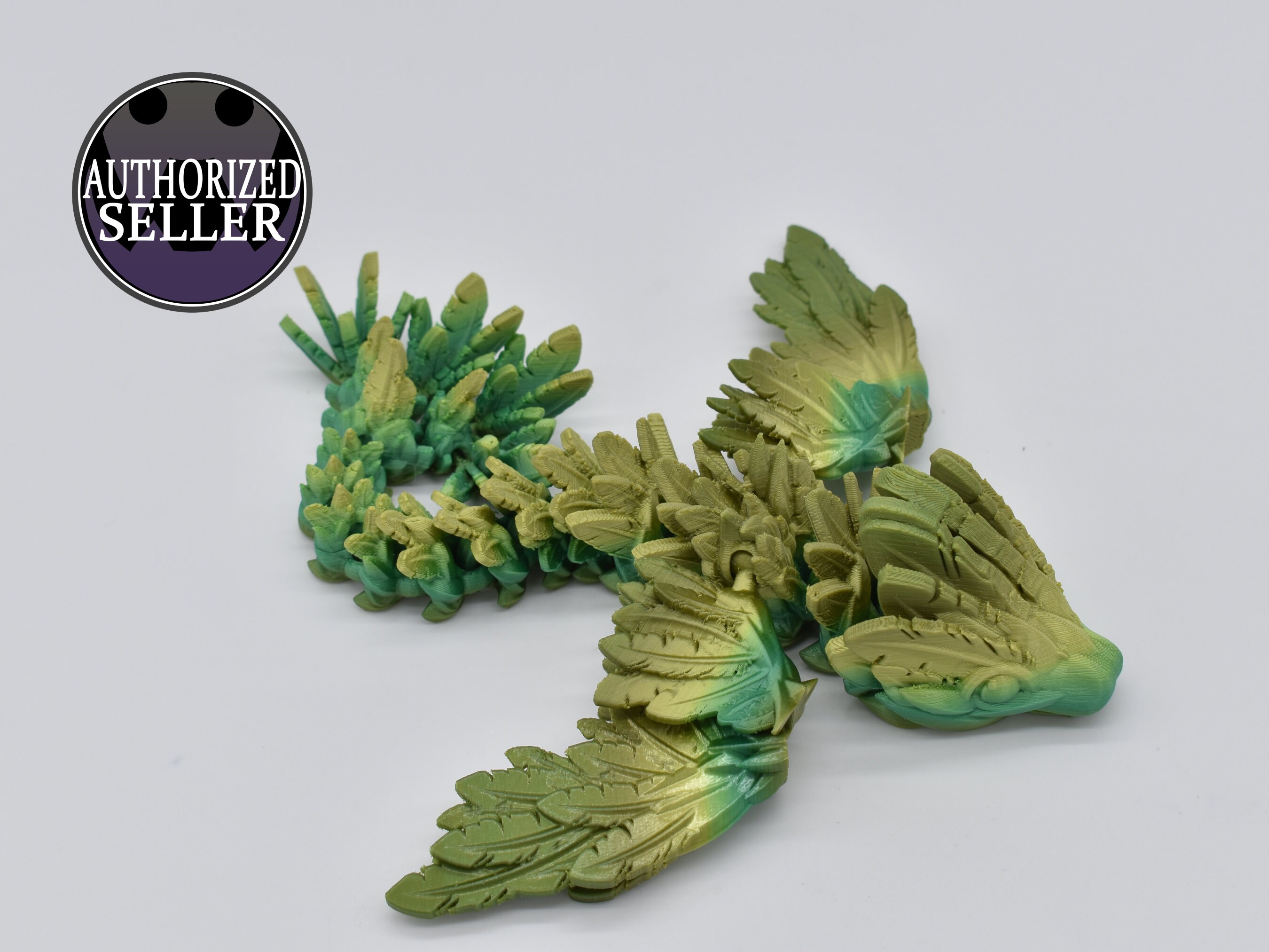 Flying Baby Serpent Articulated Fidget Toy by Cinderwing3d - Etsy