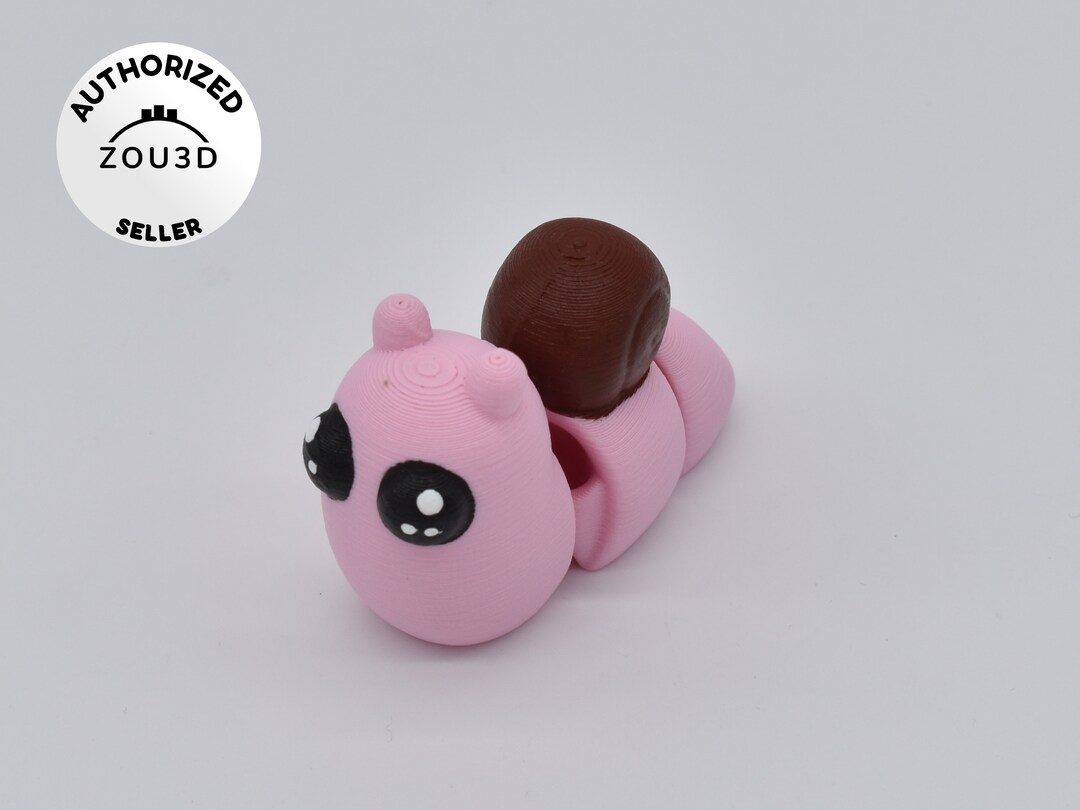 Tiny Snail Articulated Fidget Toy by Zou3d - Etsy