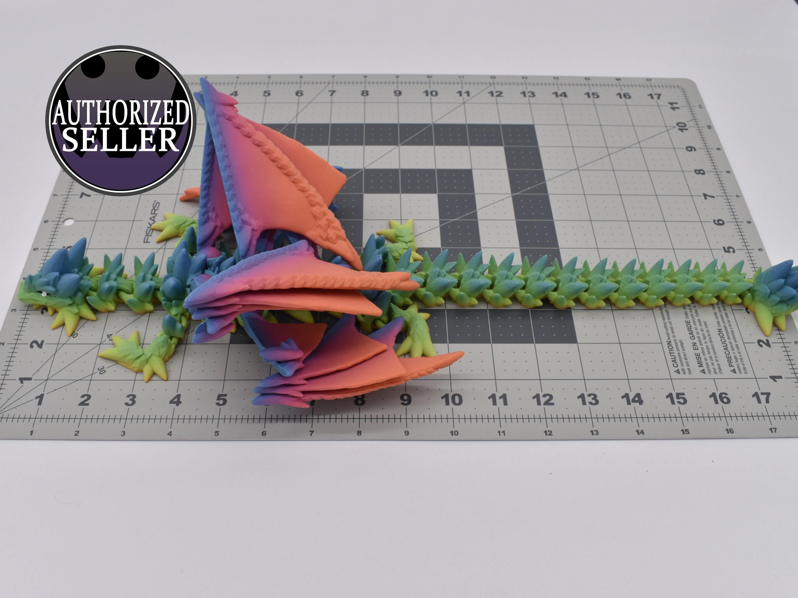 Armored Spike Wing Dragon Articulated Fidget Toy by - Etsy