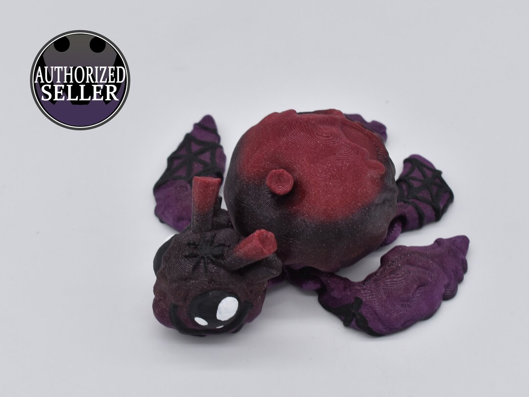 Poison Apple Turtle Articulated Fidget Toy by Cinderwing3d - Etsy