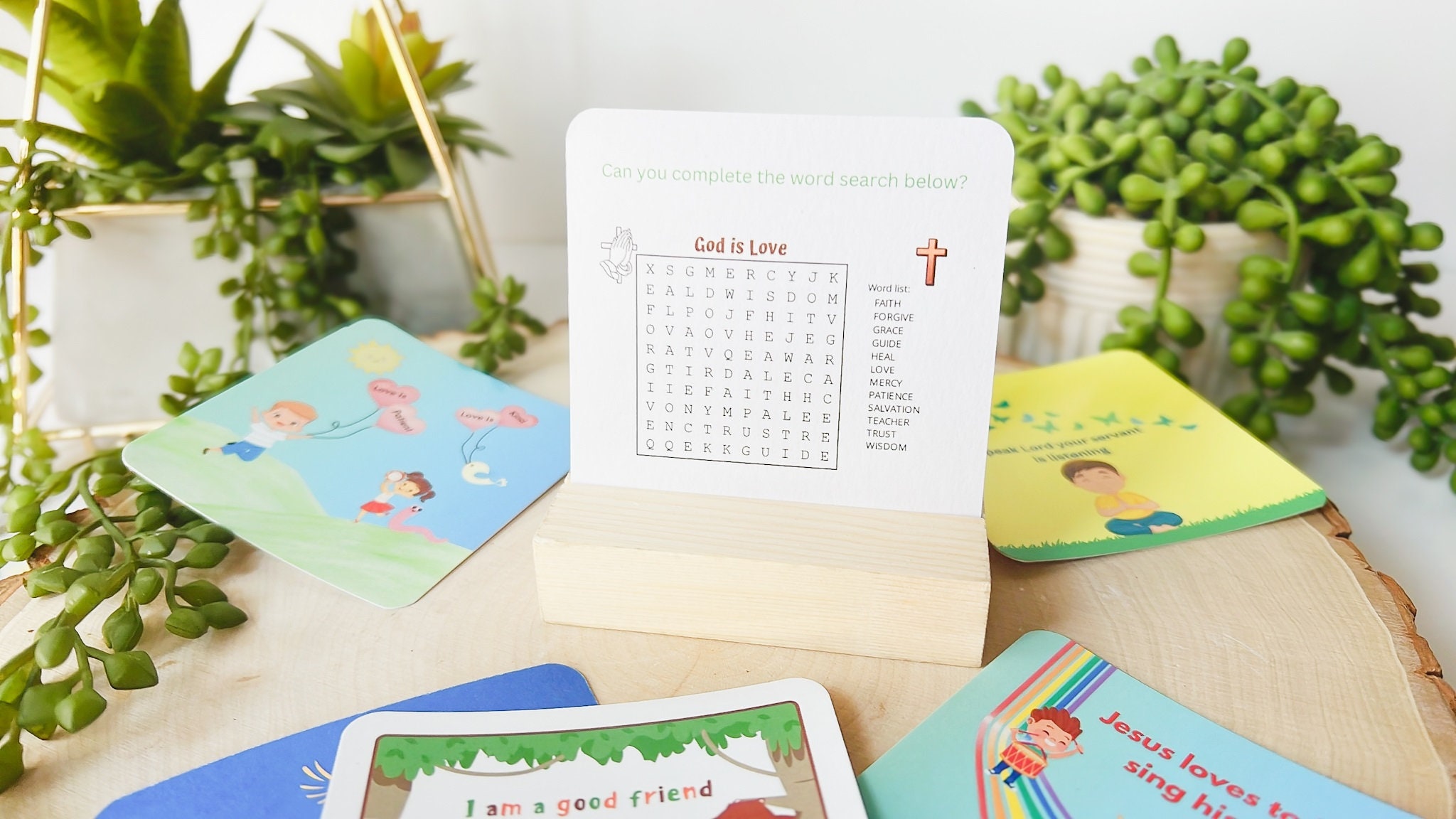 Christian Affirmation Cards for Kids Faith Affirmation Cards Kids Bible ...