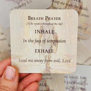 Printable Armor of God Breath Prayer Cards: Scripture-based Meditation ...