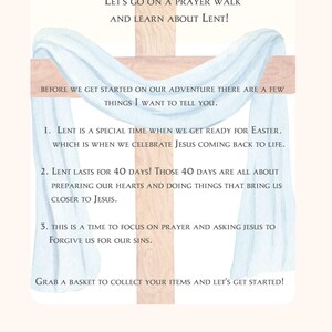 Preschool Lent Scavenger Hunt, Printable Homeschool Lent Activity ...