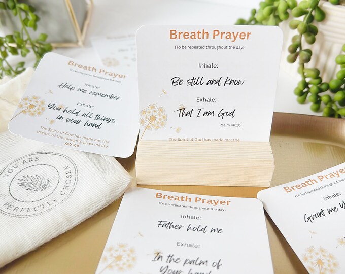 Breath Prayer Cards From the Psalms for Praise & Gratitude - Etsy