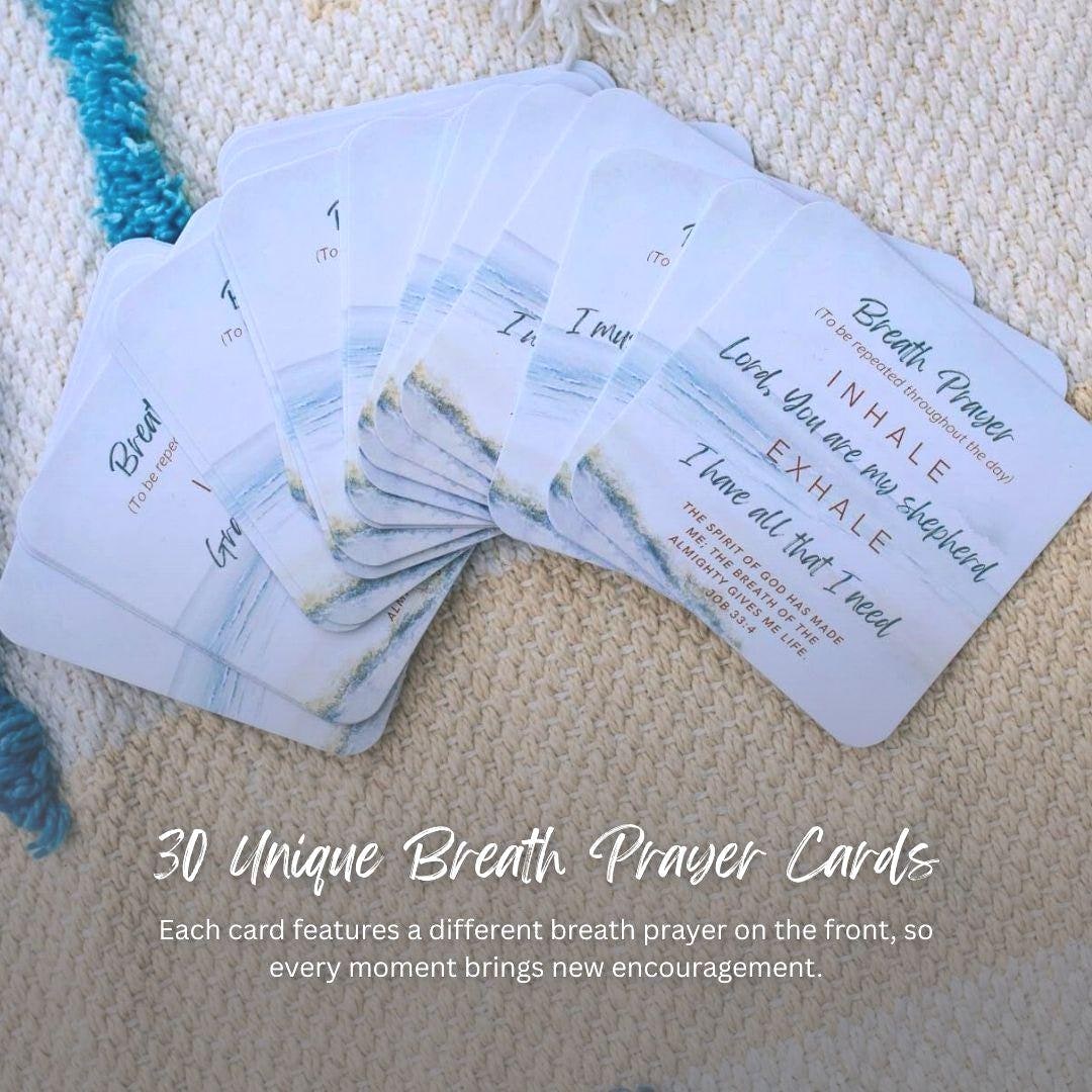 Breath Prayer Scripture Cards: Christian Affirmations, Encouragement ...