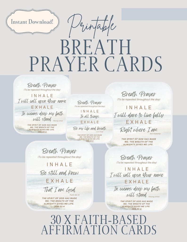 30 Printable Prayer Cards, Cards for Encouragement and Prayer to Print ...