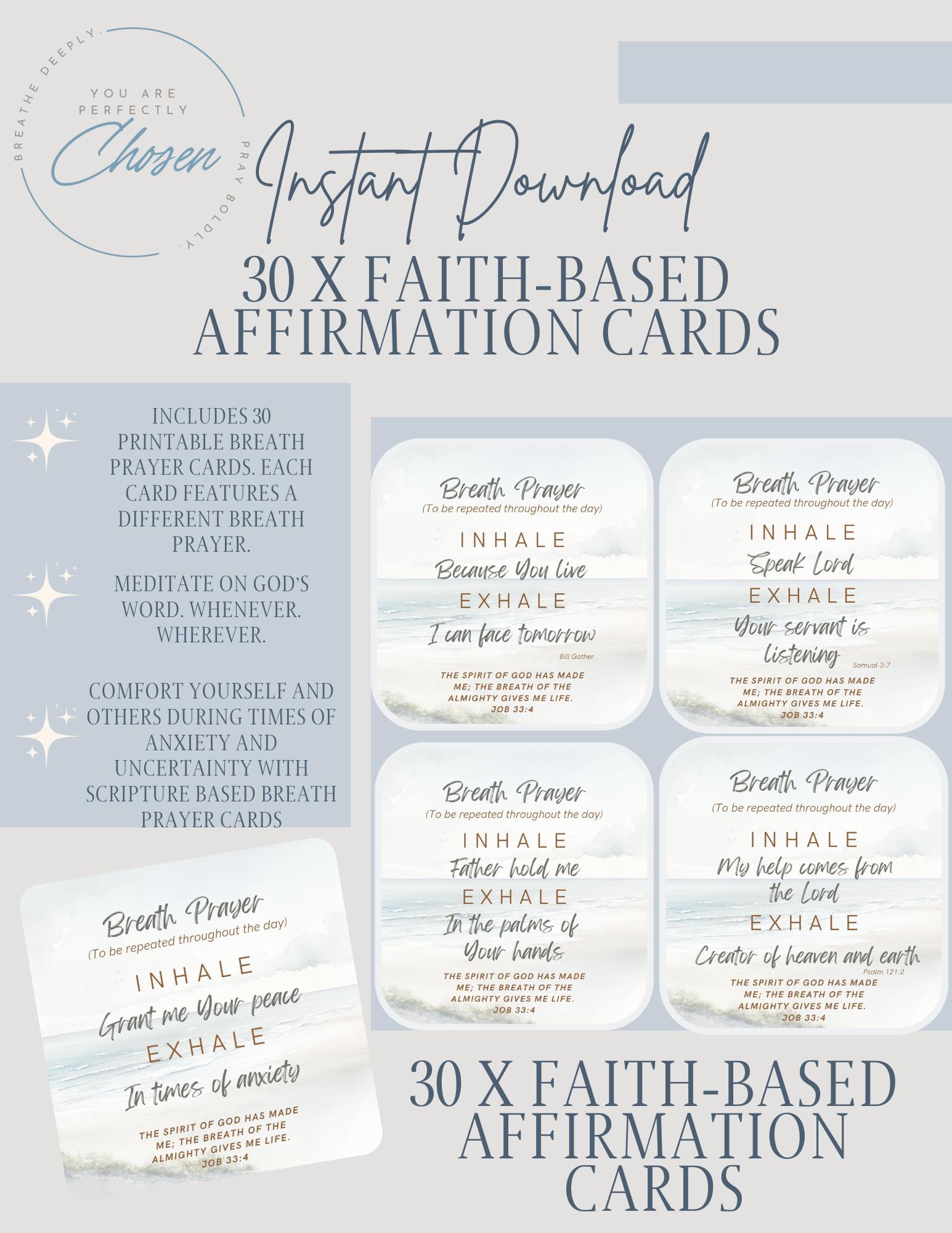 30 Printable Prayer Cards, Cards for Encouragement and Prayer to Print ...