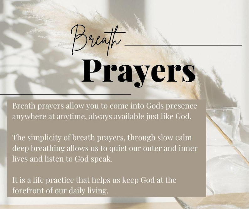 Printable Armor of God Breath Prayer Cards: Scripture-based Meditation ...