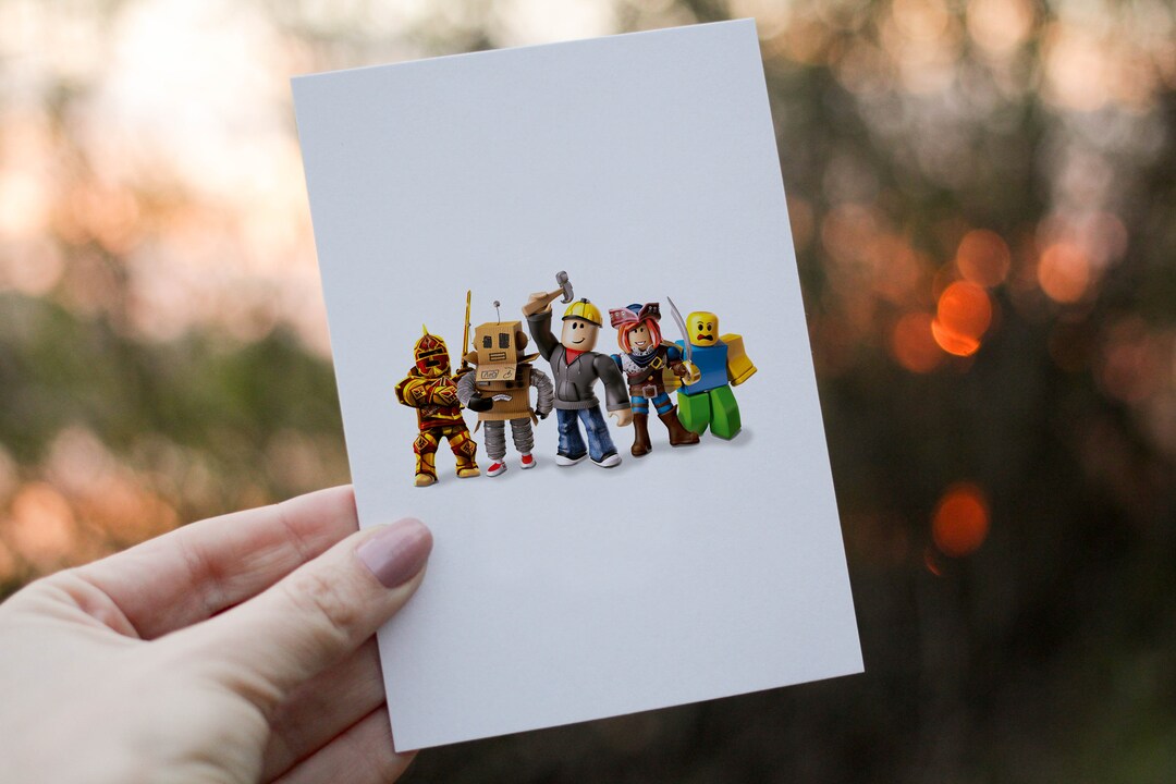 Roblox Characters Blox PNG Digital Download Birthday Roblox - Etsy Canada