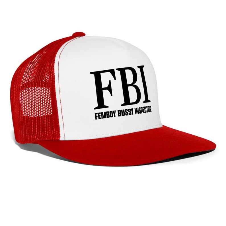 Femboy Bussy Inspector FBI Funny Gay Snapback Mesh Trucker Hat - Etsy