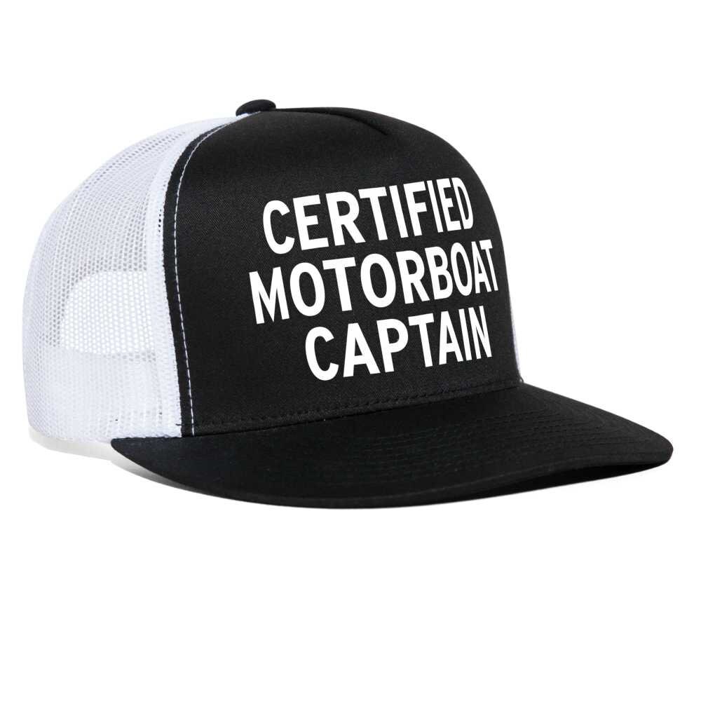 Certified Motorboat Captain Funny Party Snapback Mesh Trucker Hat - Etsy