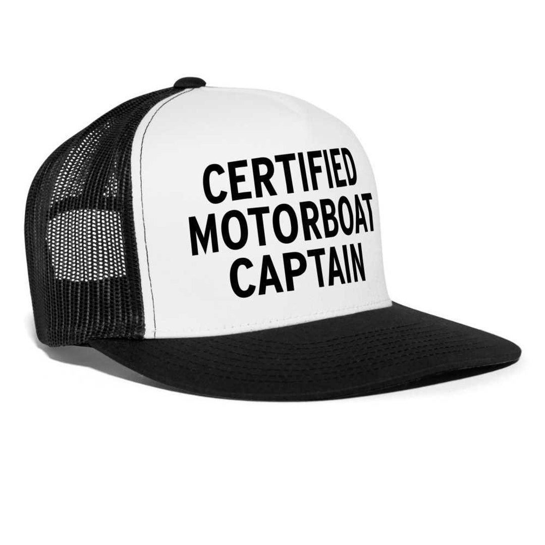 Certified Motorboat Captain Funny Party Snapback Mesh Trucker Hat - Etsy