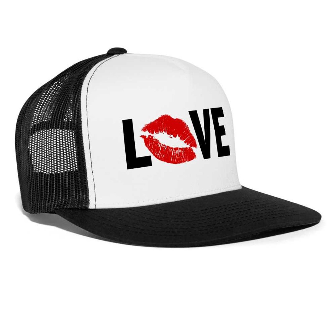 Love Kiss Lips Sexy Snapback Mesh Trucker Hat - Etsy
