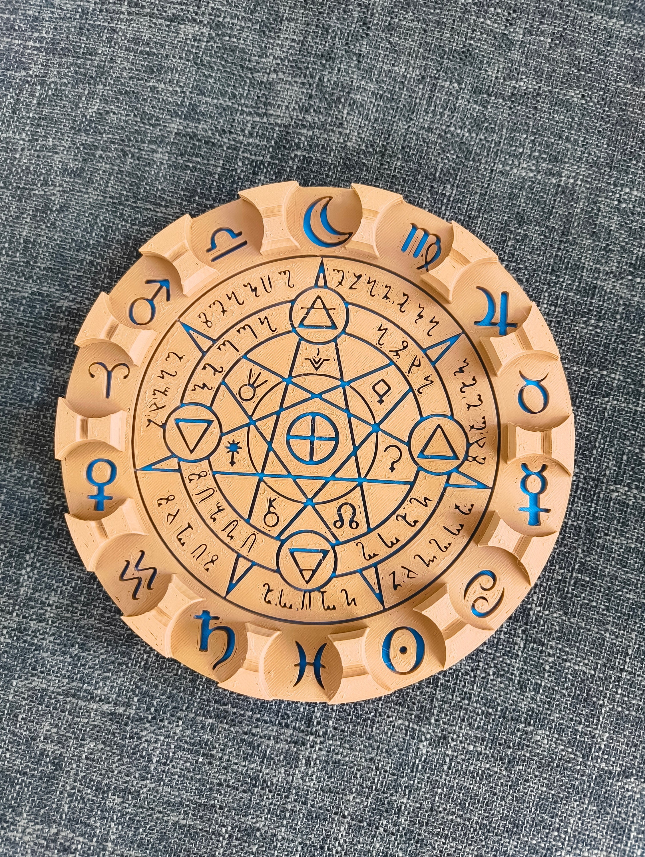 Magic Circle DND Dice Tray: 3D Printed RPG Accessories - Etsy